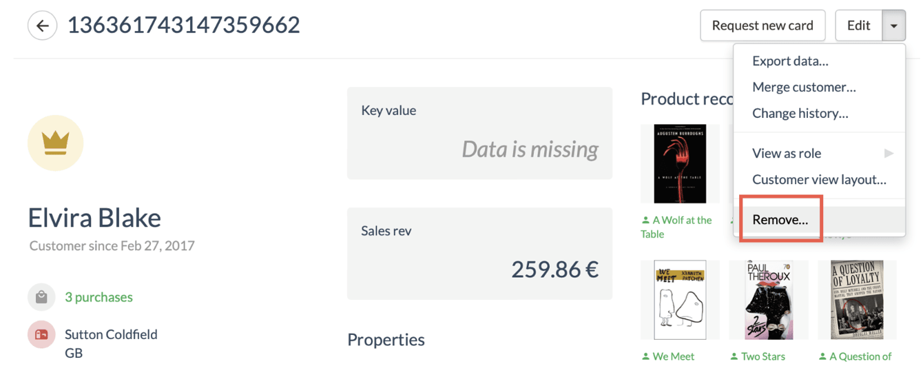 How to delete customers from Custobar?